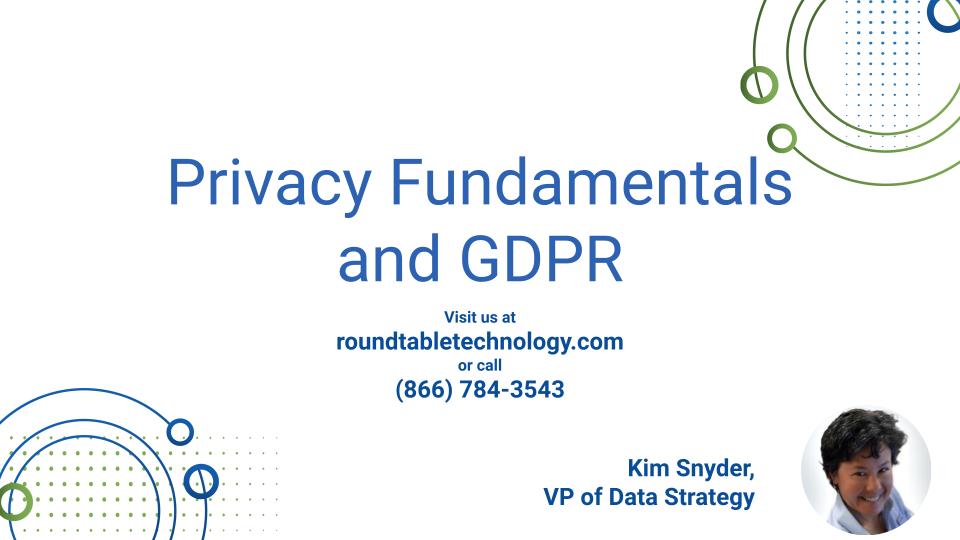 Module 1 Privacy Fundamentals And Gdpr